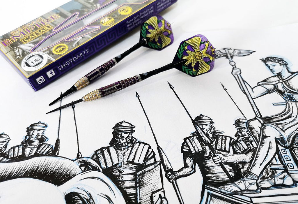 Shot Darts Design Story-Roman Empire | darts, factory stories, new ...